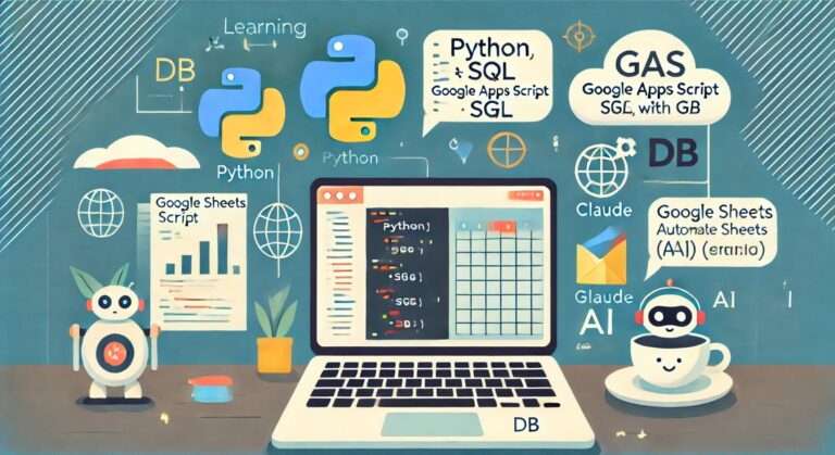 Python・GAS・SQL・DBを一気に学ぶ方法｜AIを活用した効率的な学習術 | Work Design Lab（AI・仕組み化ラボ）
